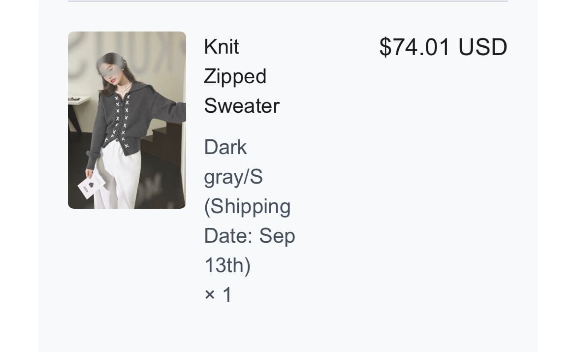 #售全新 Kuose Knit Zipped Sweater - 二手交易板 | Dcard