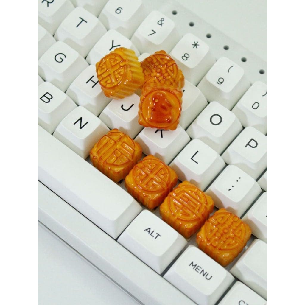 #新奇 🥮 怕月餅熱量高，那就做成鍵帽吧！ - 月夜夏 (@hong38) | Dcard