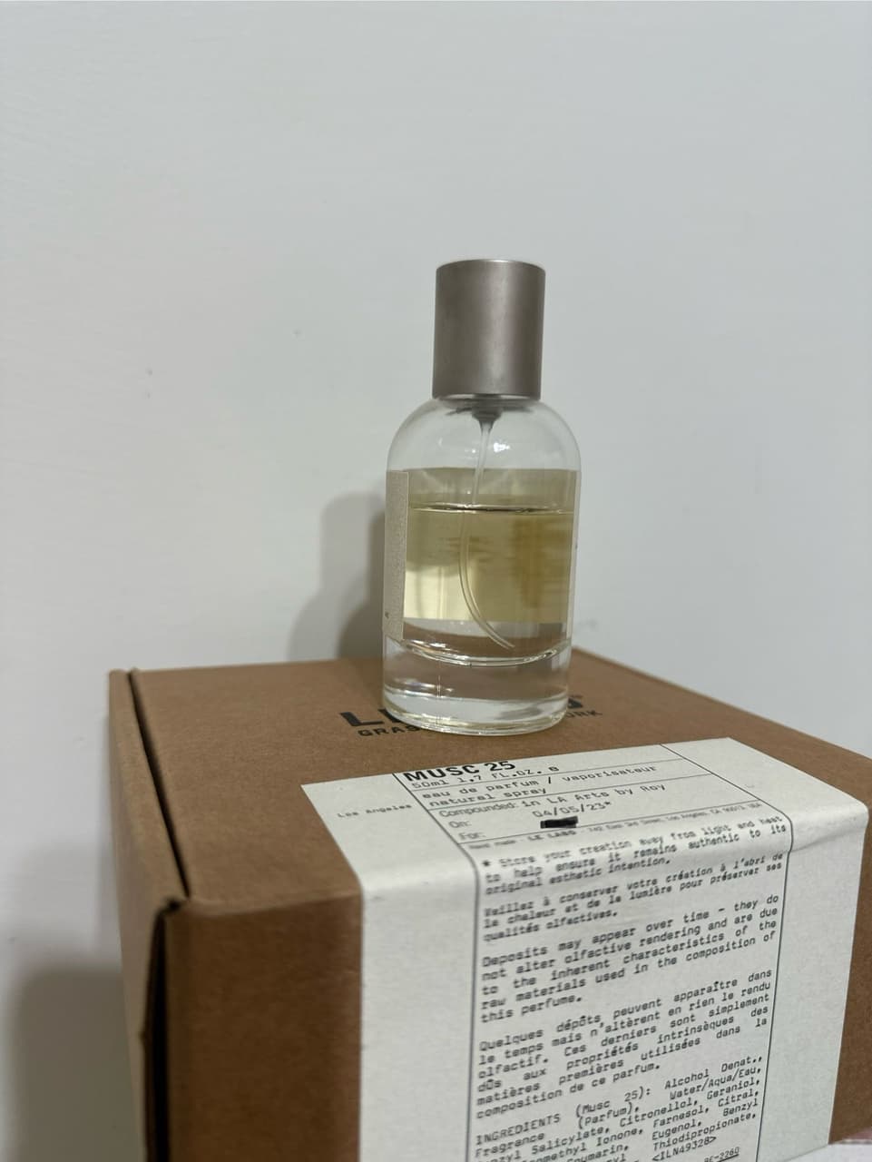 #我要賣 #已售出 Le Labo 城市香 洛杉磯 MUSC25 50ml - 二手交易板 | Dcard