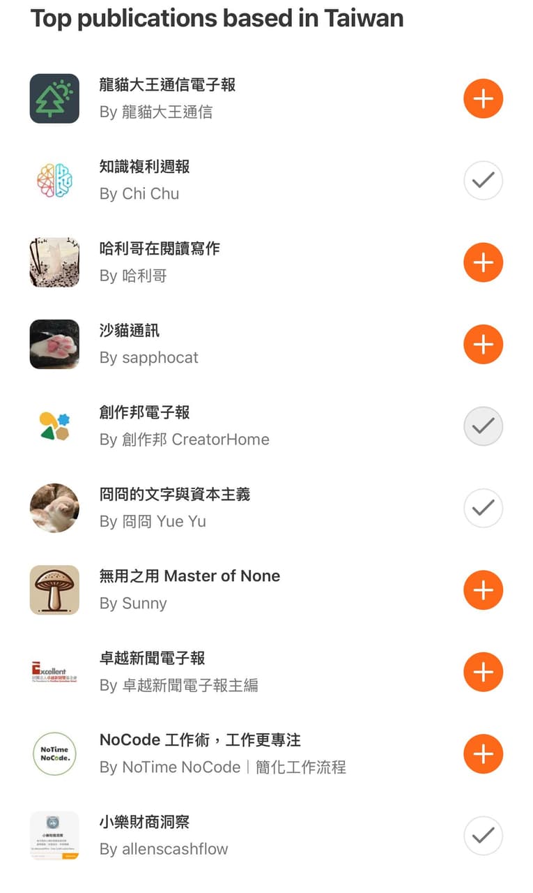 名列Substack 台灣訂閱排行榜前10 - 小樂財商洞察 (@allenlinp23) | Dcard
