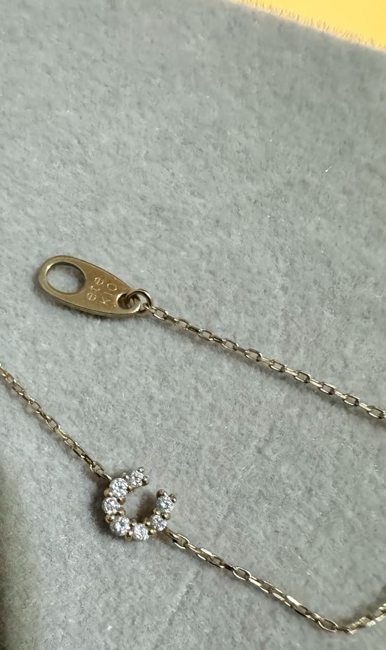 #我要賣 Ete 鑽石馬蹄手鍊 10k - 二手交易板 | Dcard