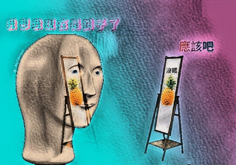 翻譯 👨🍍🪞🪞🍍 梗圖板 Dcard