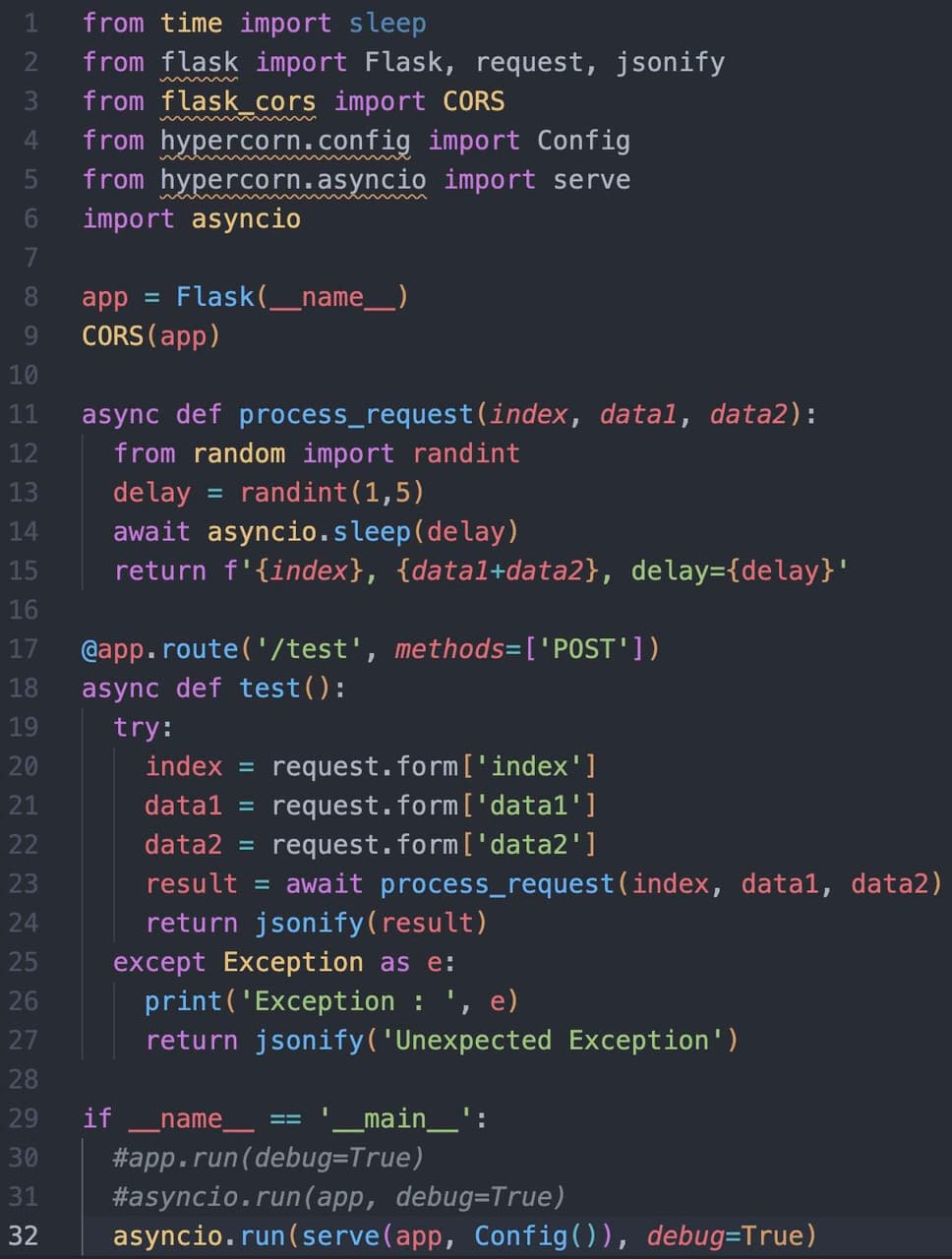 #發問 有關ASGI/ Flask/ Hypercorn 的問題（已解決） - 軟體工程師板 | Dcard