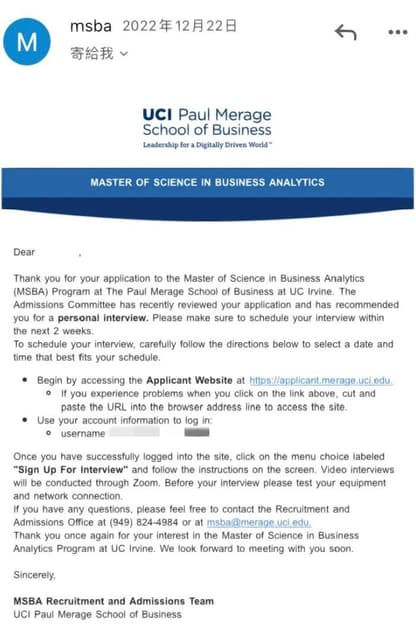 #經驗分享 UC Irvine (UCI) MSBA 2024申請分享 — 曲折的WL轉正 - 留學板 | Dcard