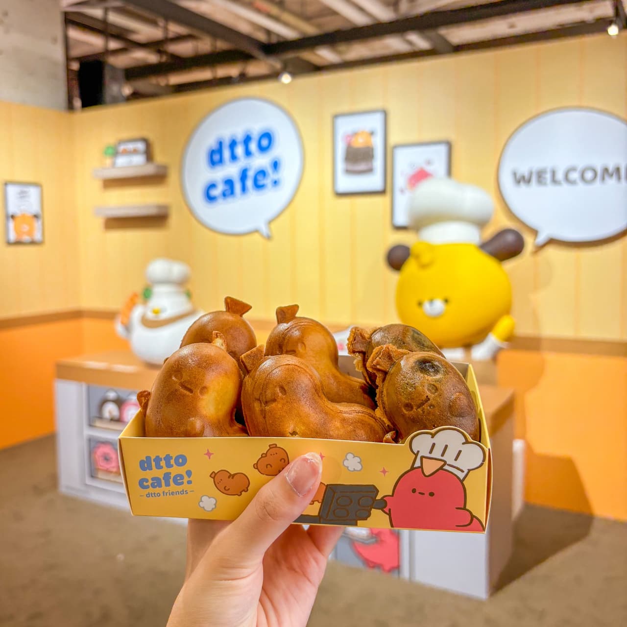 Dtto cafe 甜點開箱‼️Saugy 造型雞蛋糕療癒又美味🥰 - 美食板 | Dcard