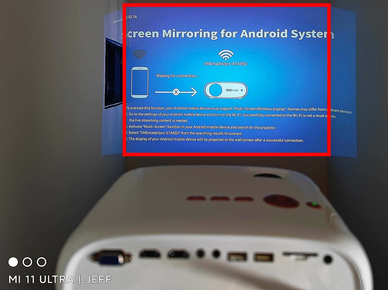#開箱 擁有流暢無線投影的投影機 ONEmade Vpro - 視聽設備板 | Dcard