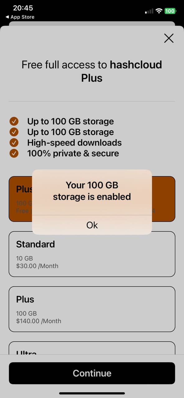 #情報 HashCloud Drive 終身100GB 雲端空間限時到6/14免費！（iPhone）⚠️ - 省錢板 | Dcard
