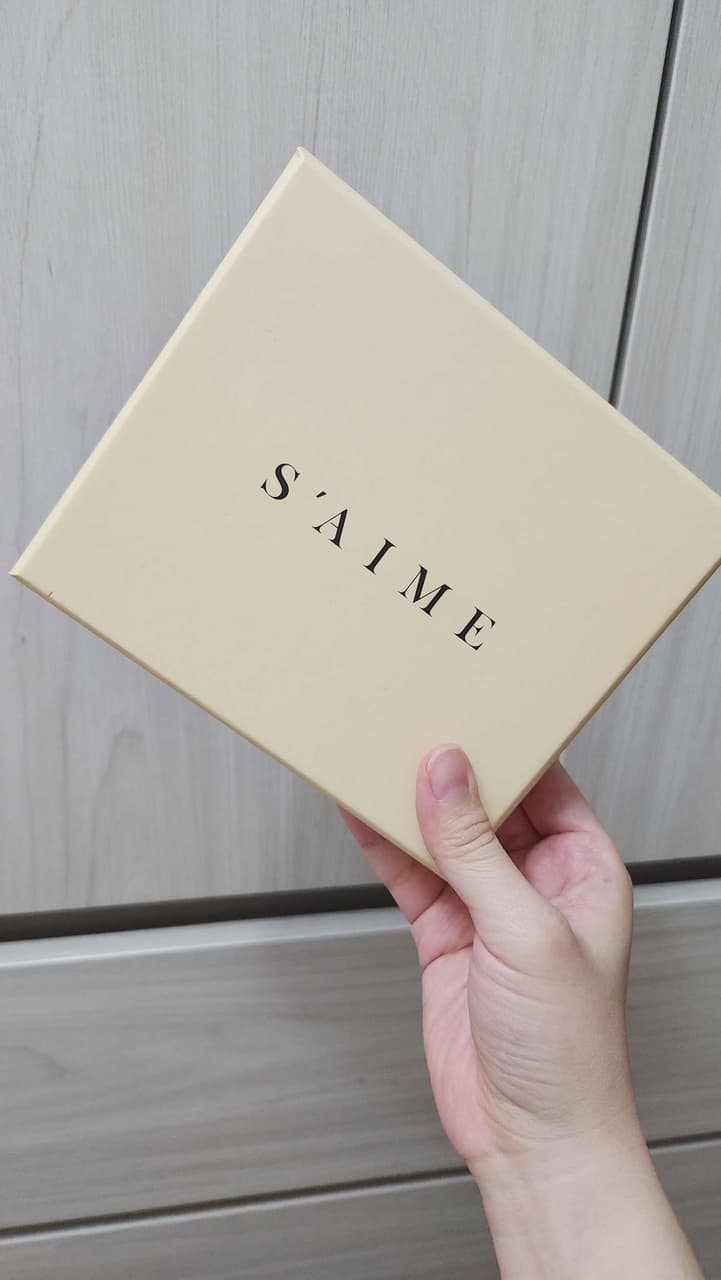 #我要賣 saime真皮拼接短夾 粉色 - 二手交易板 | Dcard