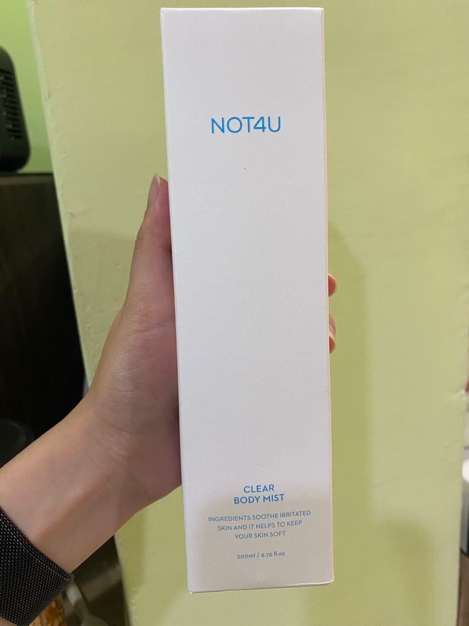 NOT4U 柔嫩煥白身體保濕噴霧 - 購後評價板 | Dcard