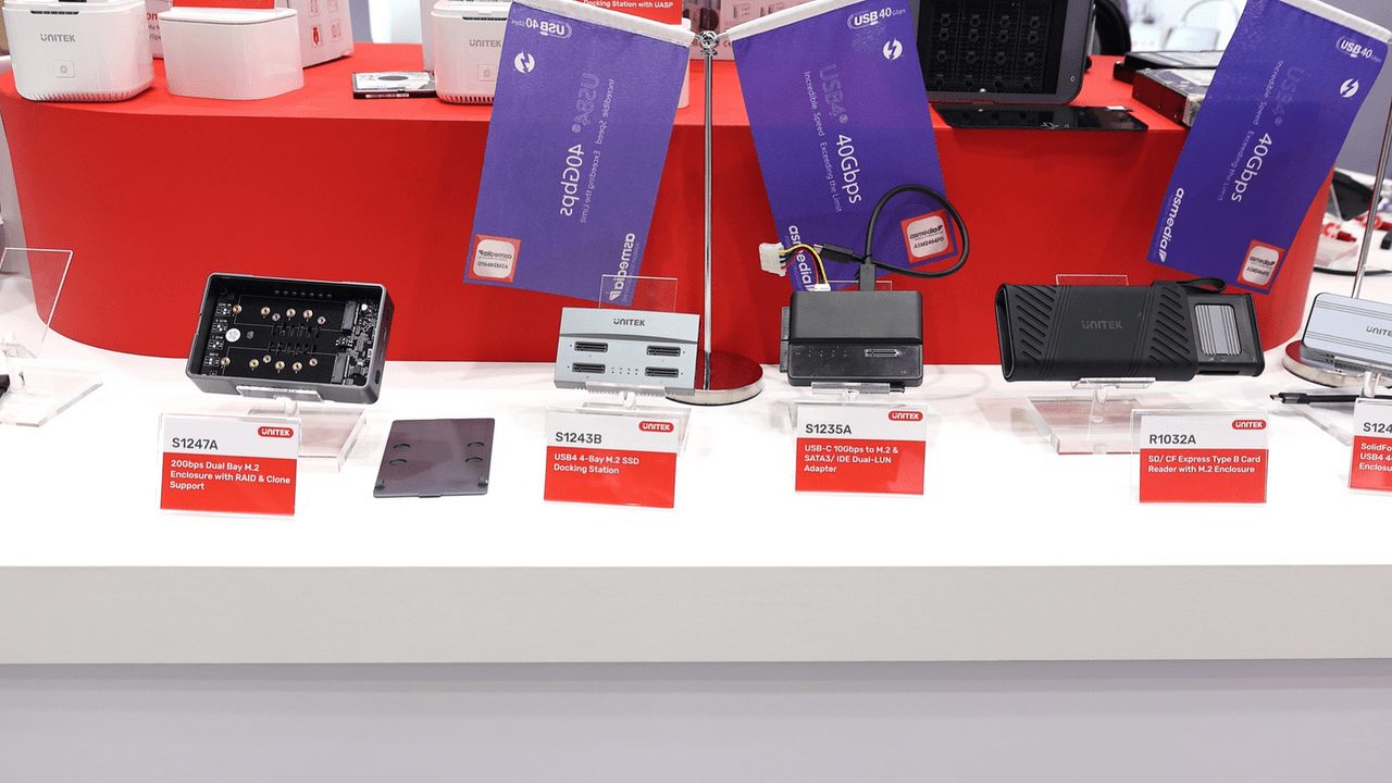 我想帶走這幾樣……COMPUTEX 2025 Unitek 首度亮相 Thunderbolt 5 Dock - EnterBox (@enterbox) | Dcard