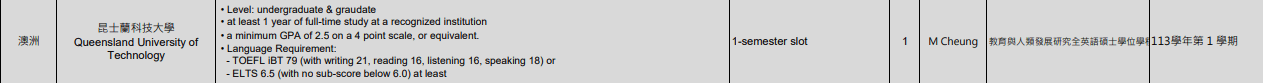 #徵伴 2024/07(113-1學期）到澳洲QUT交換的學生 - 留學板 | Dcard