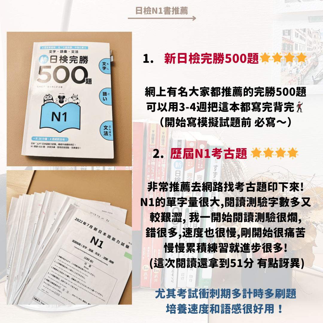 半年N2到N1自學129合格｜書單推薦＆準備方式 - 語言板 | Dcard