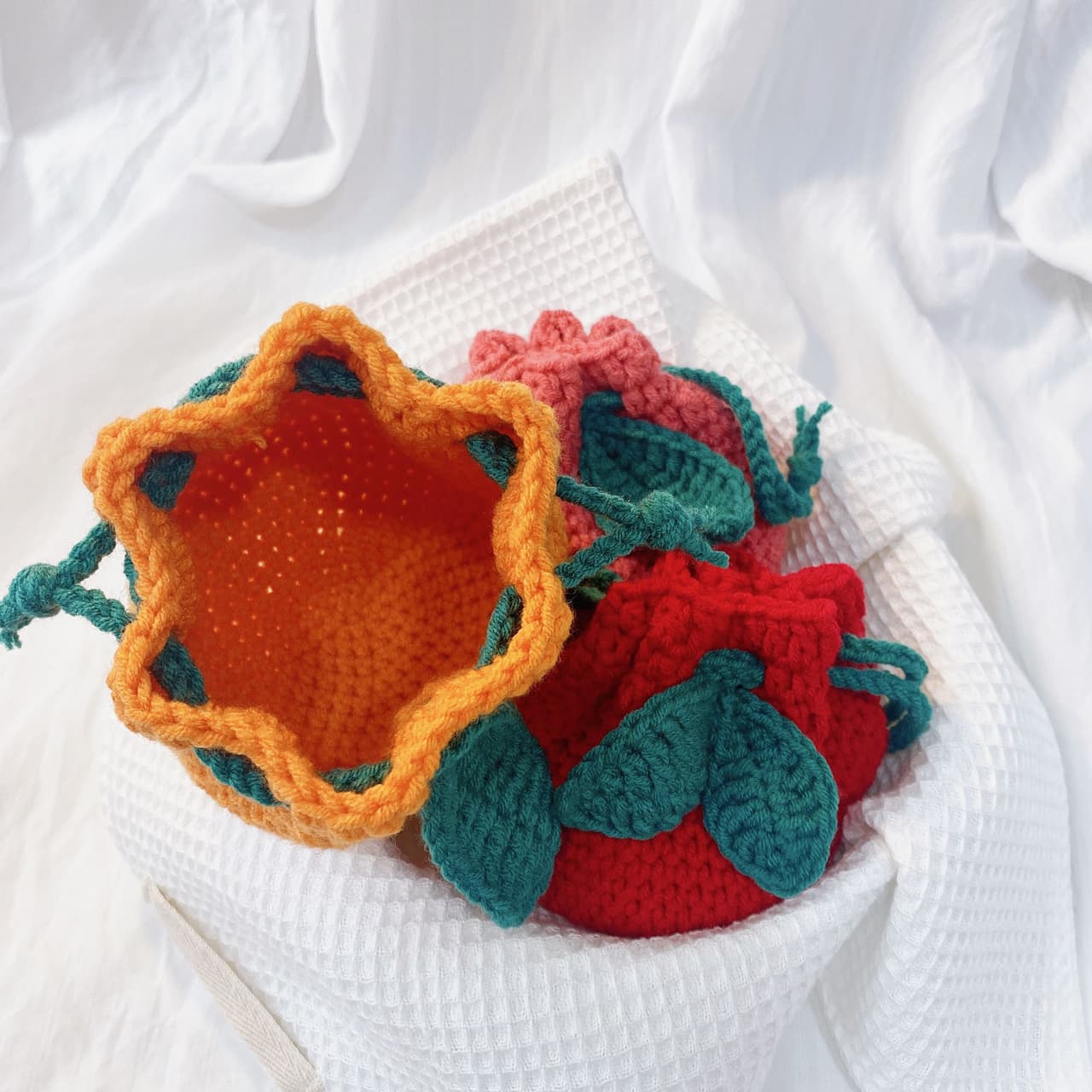 🍎《小農場》毛線水果束口袋 🍎 - 蔓蒂 ♡ (@mandy_mmm) | Dcard