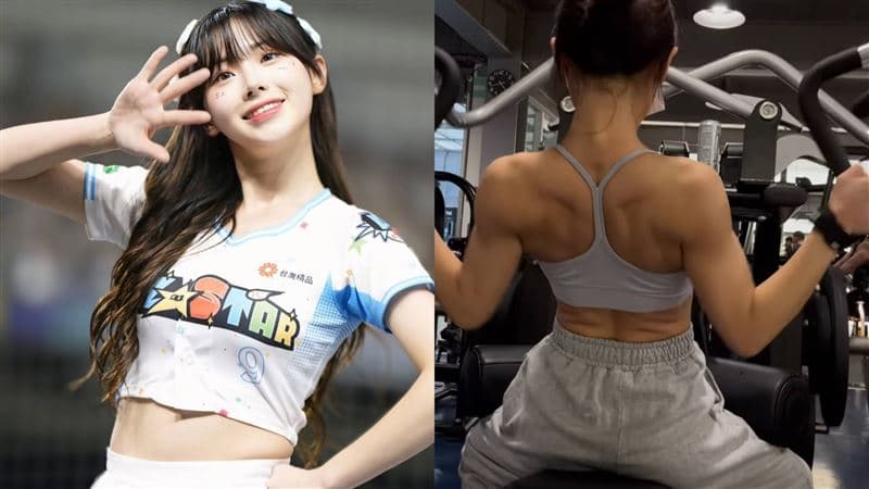 啦啦隊女神金娜妍脫了！曬健身日常「背肌炸裂」太震撼：跟臉不搭 - SETN三立新聞網 (@setn54) | Dcard