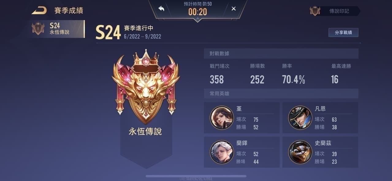 #徵求隊友 S35星徵隊友，內附人權 - 傳說對決板 | Dcard