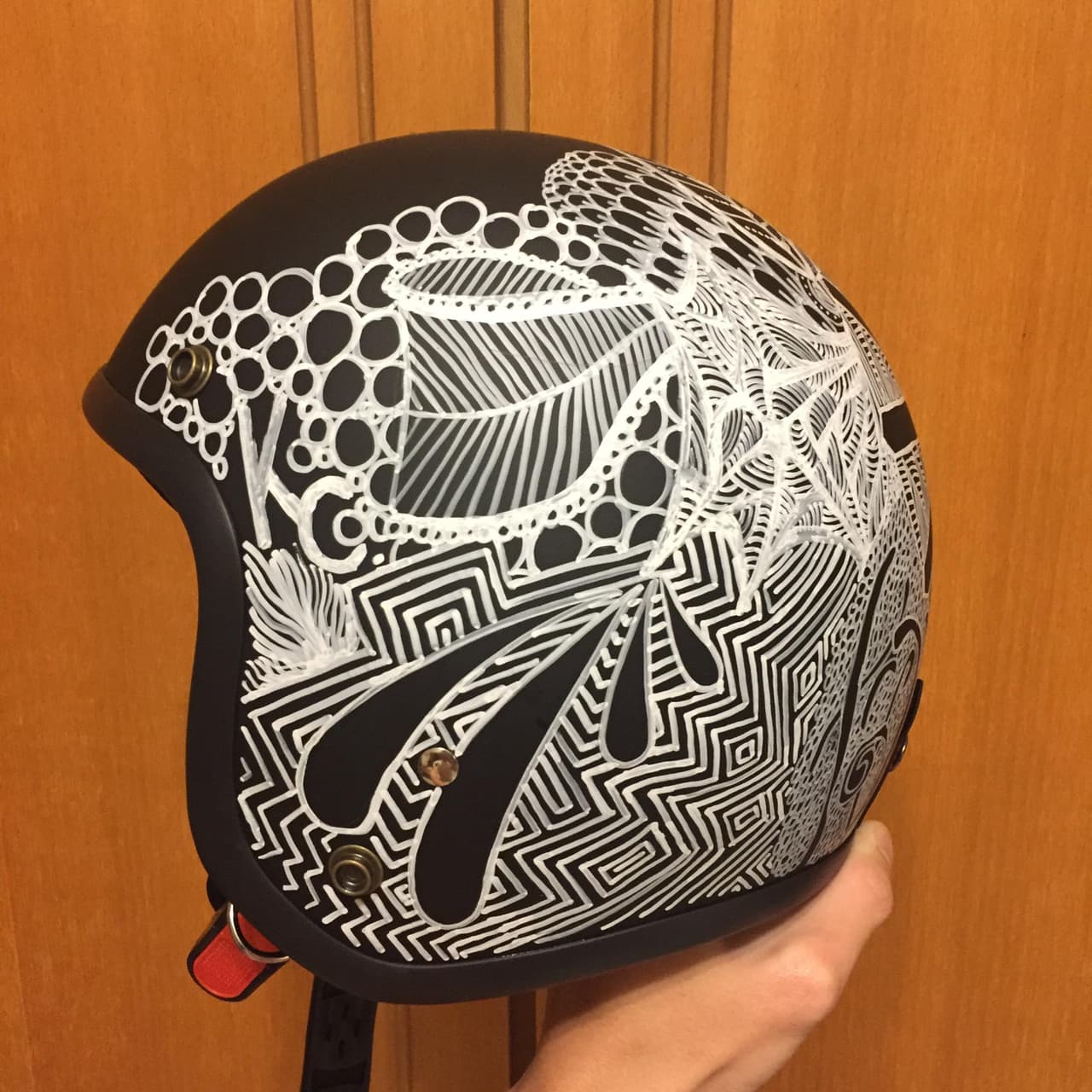 #圖 Zentangle X Helmet - 手作板 | Dcard