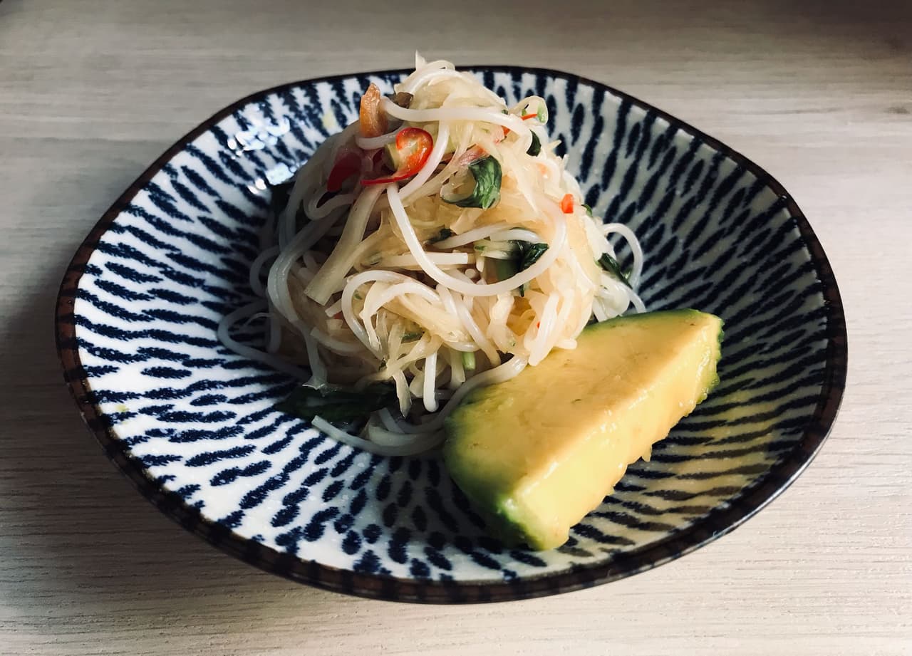 學弟上菜24 Free Style青木瓜冷麵 #夏日避難所 - 王有雯同學 (@yeya) | Dcard