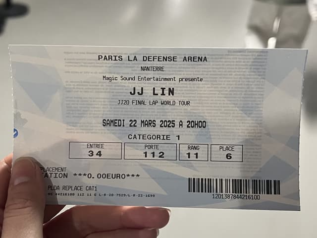 JJ20 FINAL LAP 世界巡迴演唱會心得(巴黎) - 歐洲生活板 | Dcard
