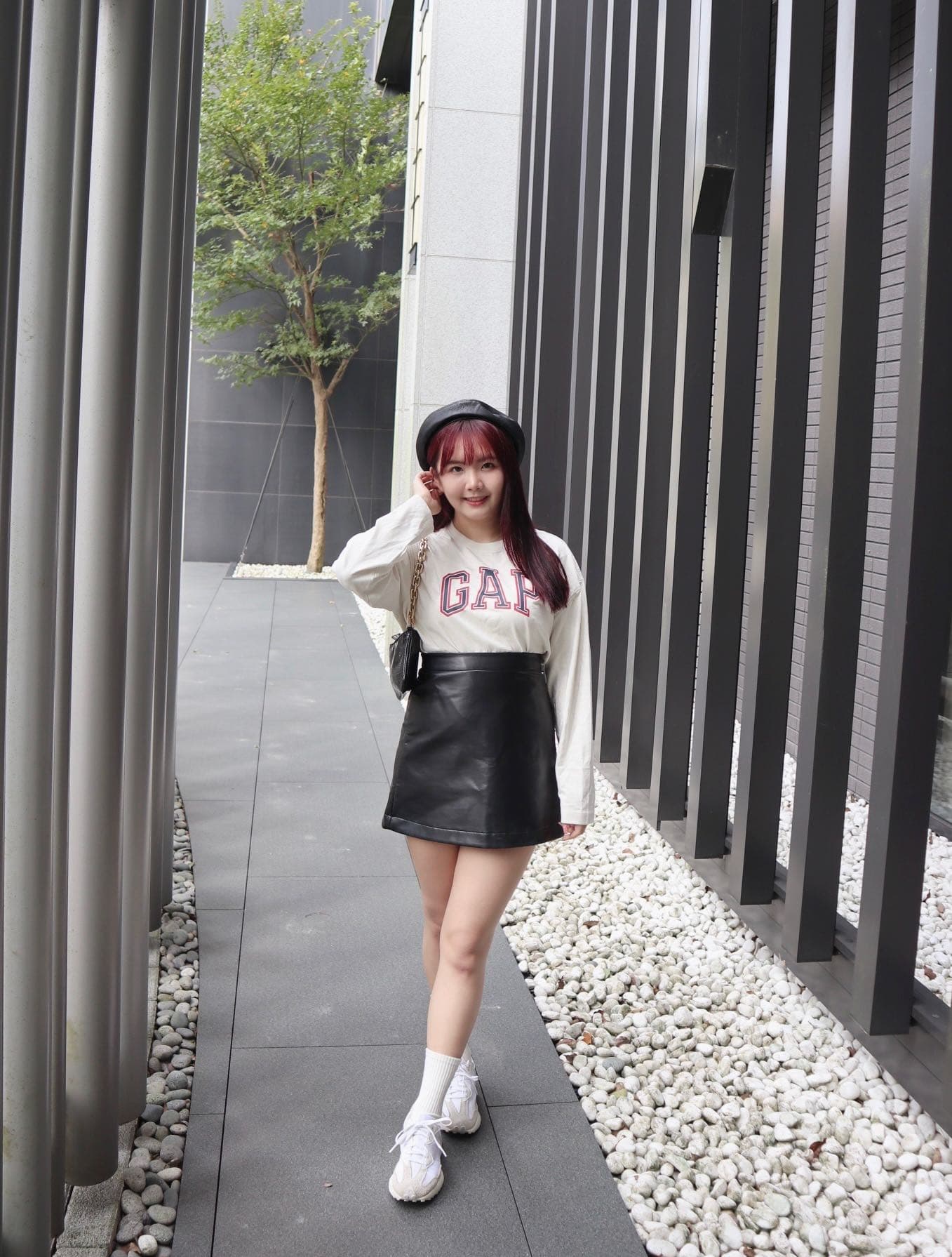 #分享 160cm微肉女孩美式潮流校園穿搭🍒🥝GAP秋冬新品 #開箱大使 - 穿搭板 | Dcard