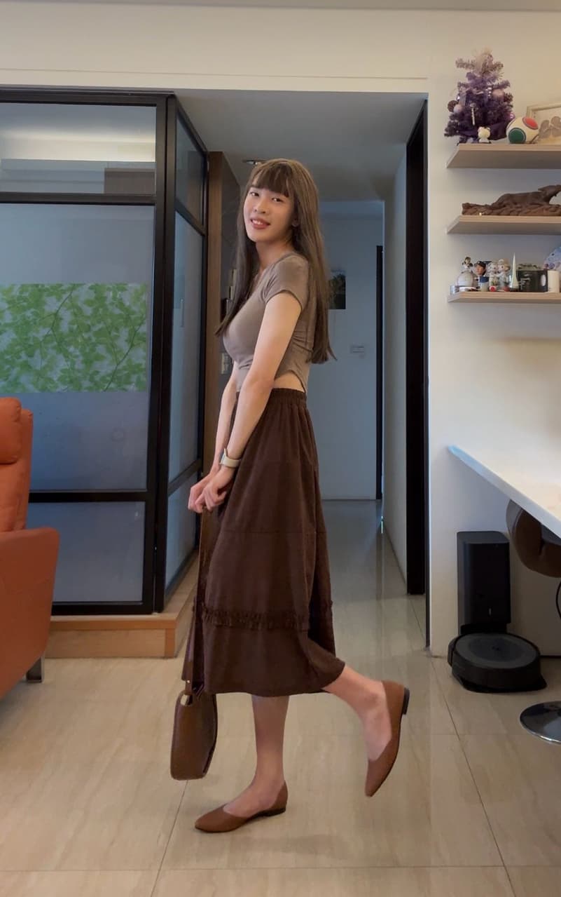 短版奶茶穿搭 - みぞれ (@arare) | Dcard