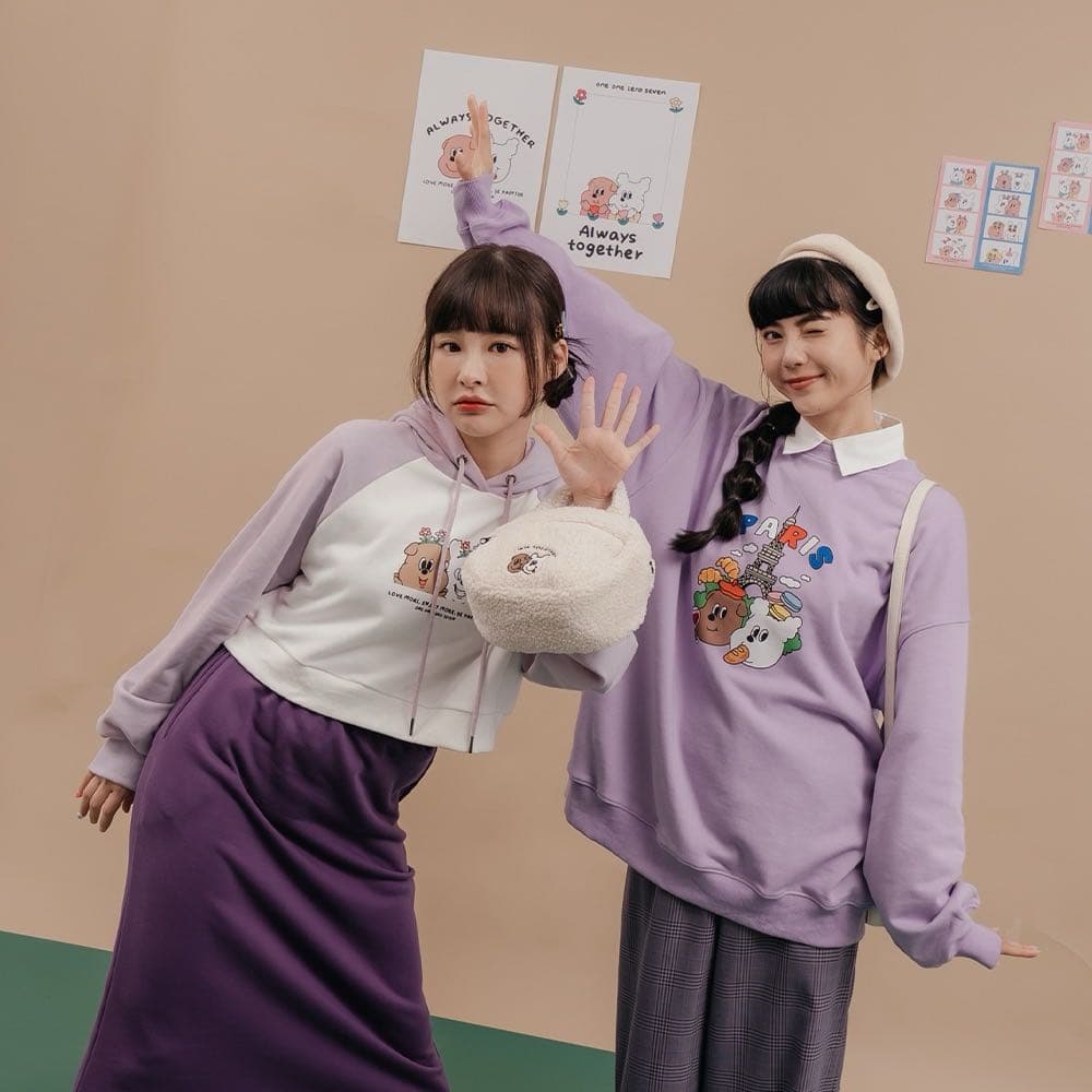 Gongchil和Gongsil跟Queen Shop聯名帽T好 ️可 ️愛 ️三款長袖連帽上衣分享 內刷毛帽踢超溫暖 懶人穿搭必備 短板帽T顯身材大長腿 - 新莊吳卓源𐂂 (@cora ...
