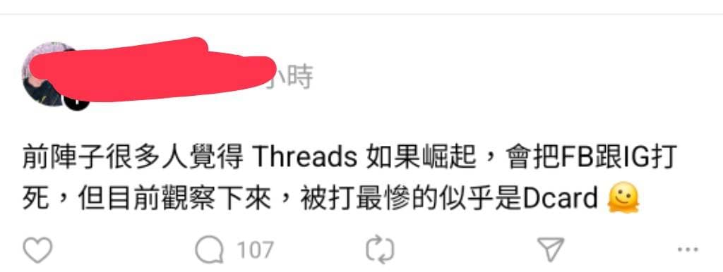threads是不是逐漸取代Dcard用戶？ - 閒聊板 | Dcard