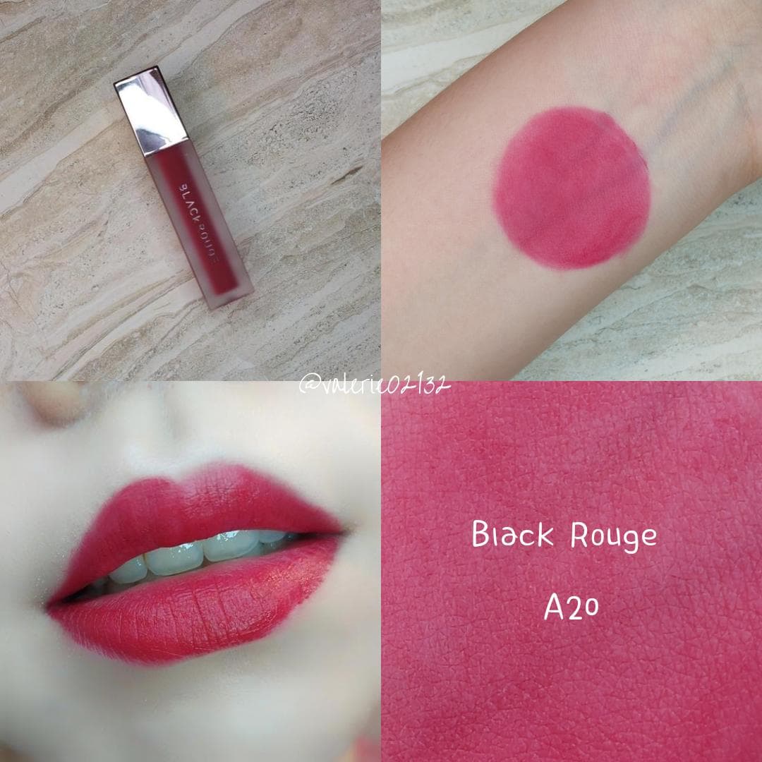 #試色 Black Rouge 空氣絲絨霧面唇釉 A20 - 美妝板 | Dcard