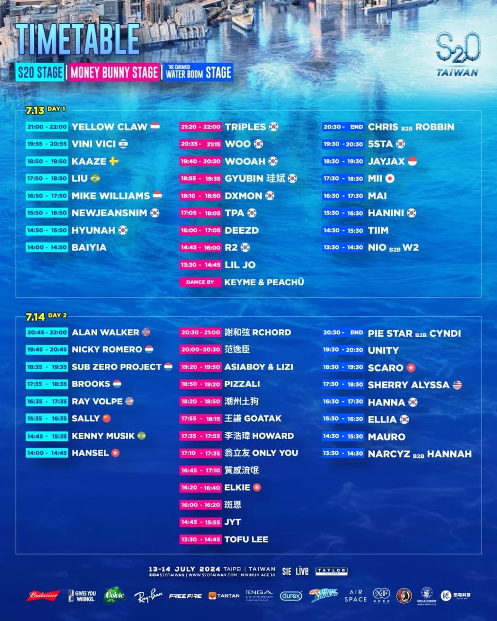 #分享 tripleS、WOOAH、GYUBIN、WOO、DXMON來台參與夏日水的慶典S2O💦 - 韓星板 | Dcard