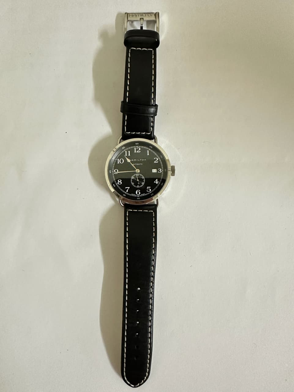 #我要賣 Hamilton Jazzmaster 小秒針自動錶 H784150｜ETA2895-2 機芯｜瑞士製/男錶/二手/漢米爾頓 ...