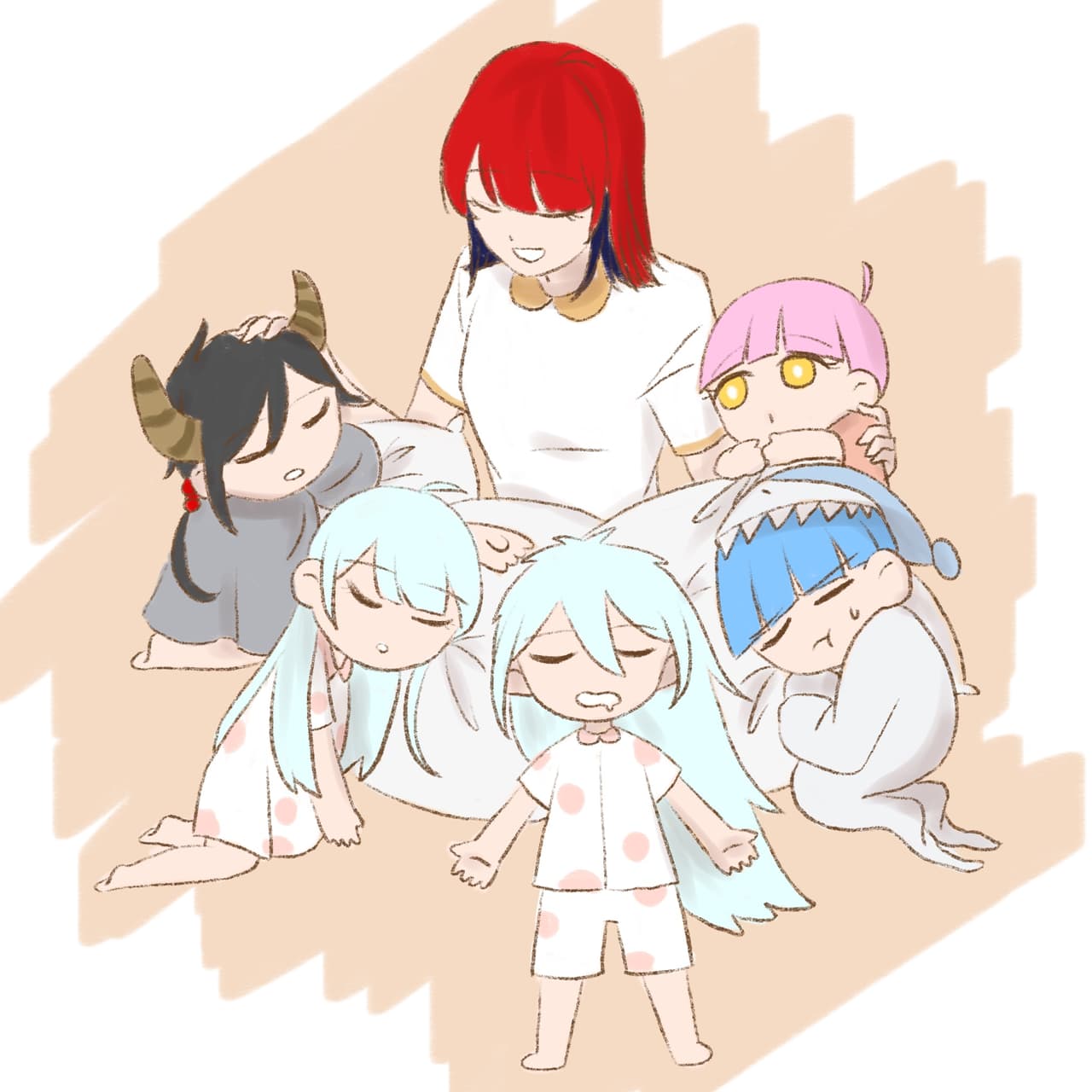 睡前塗鴉，晚安吖😴😴 - 知雨 (@known__rain) | Dcard