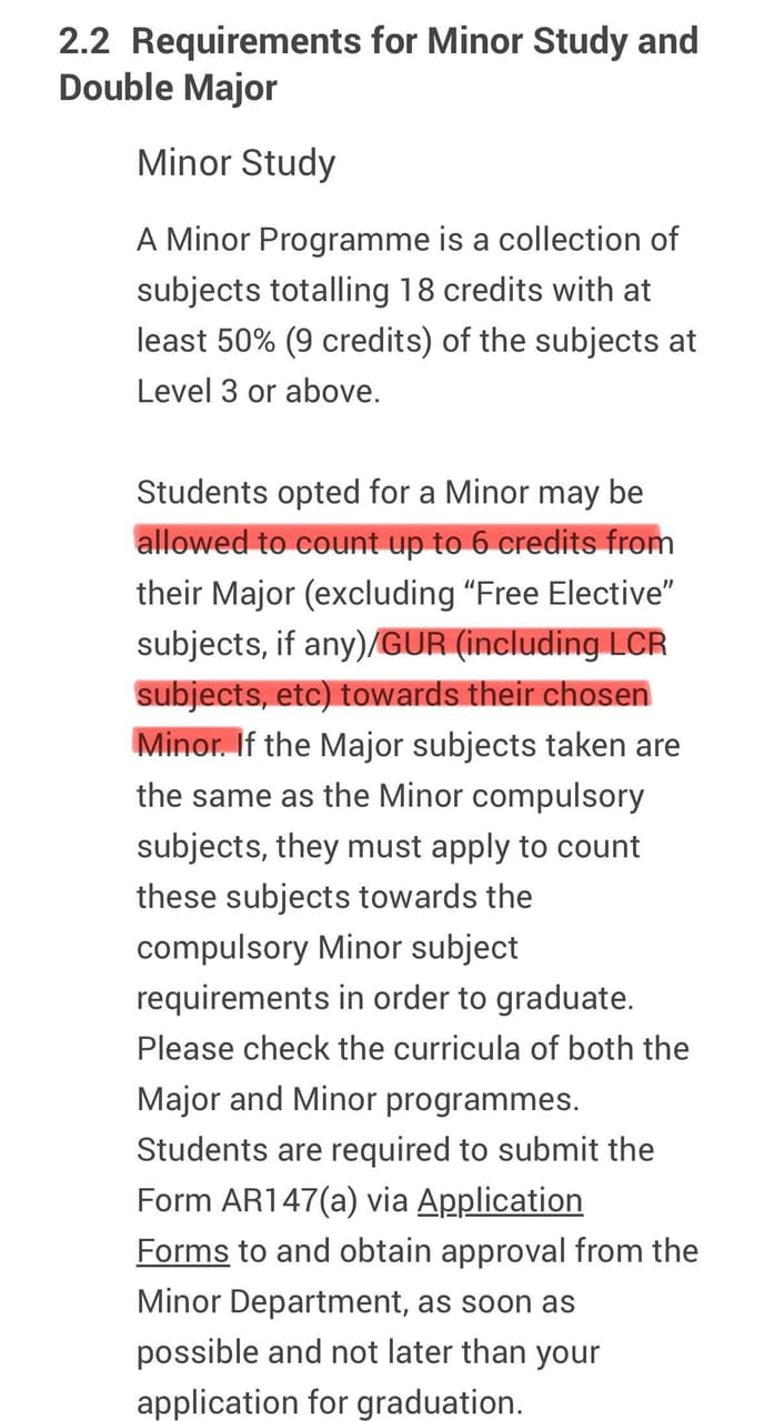 Minor & CAR double fulfillment - 香港理工大學板 | Dcard