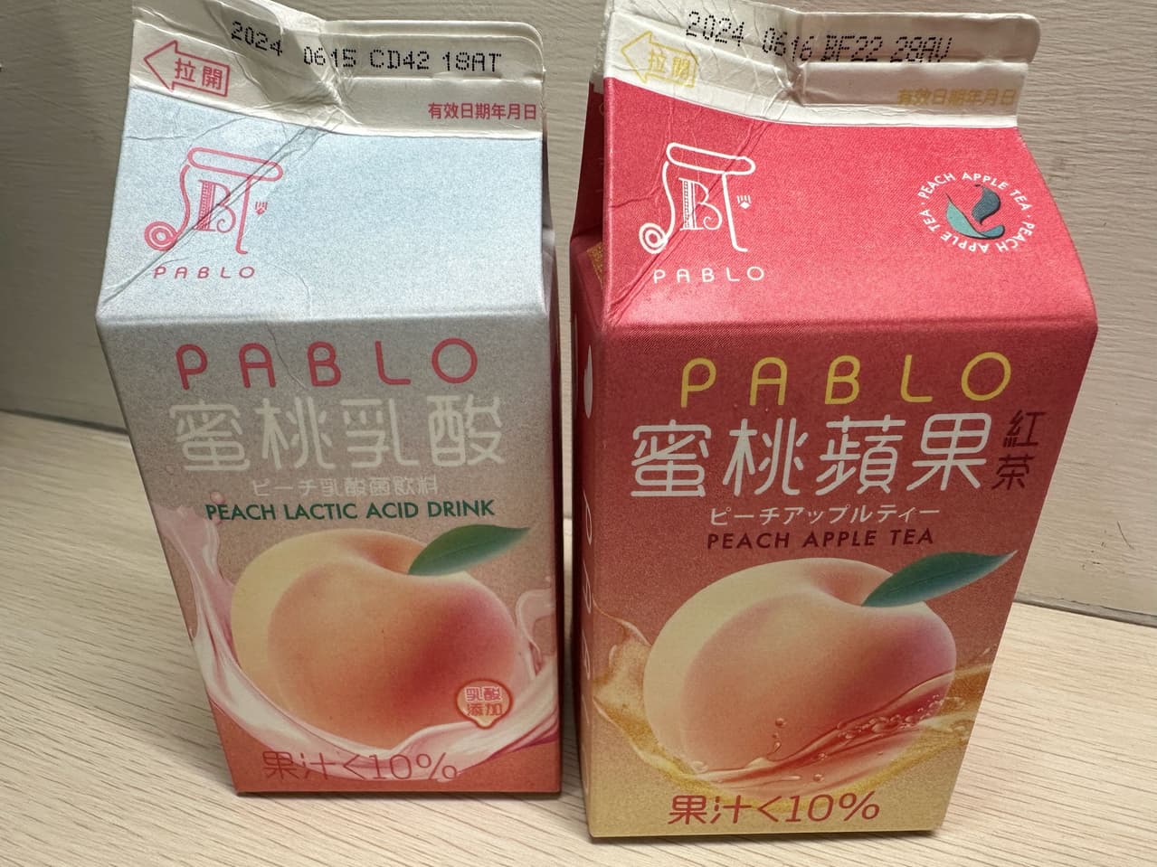 全家 pablo蜜桃乳酸、蜜桃蘋果紅茶 - 手搖板 | Dcard