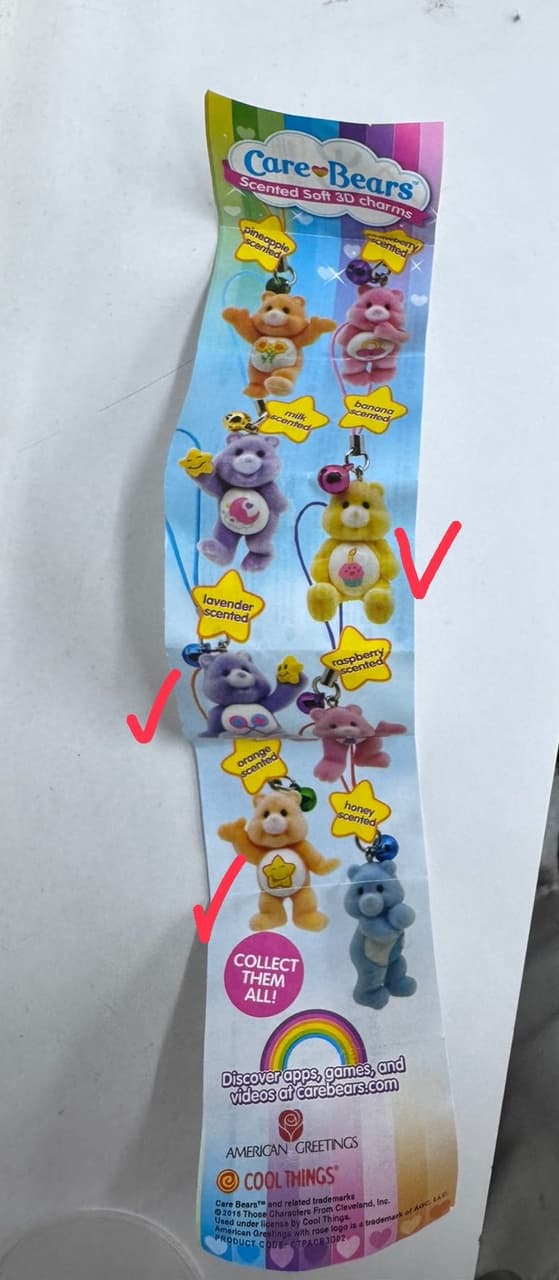 #我要賣 Care bears彩虹熊3D吊飾 - 二手交易板 | Dcard