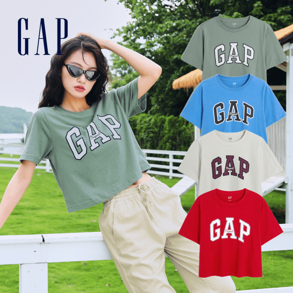 GAP 全館1折券 LOGO短T 只要$136 免運 - 伊漾 (@eevee_) | Dcard