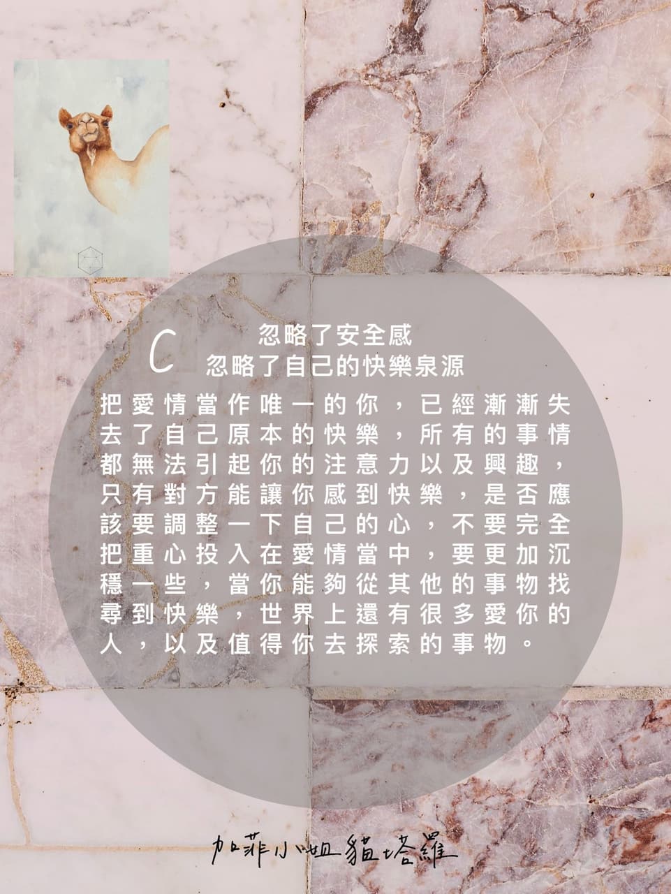 「塔羅」大眾占卜-我在愛情當中忽略了什麼 - 加菲小姐貓塔羅 (@garfield_tarot) | Dcard