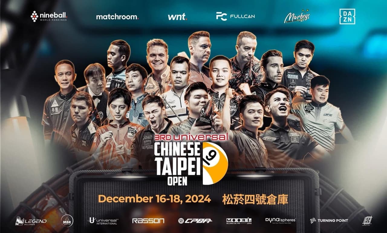 🇹🇼第3屆Chinese Taipei Open, 12/16-12/18, 🏆Jeffrey Roda, 🥈柯秉逸, 🥉柯秉中.FSR ...