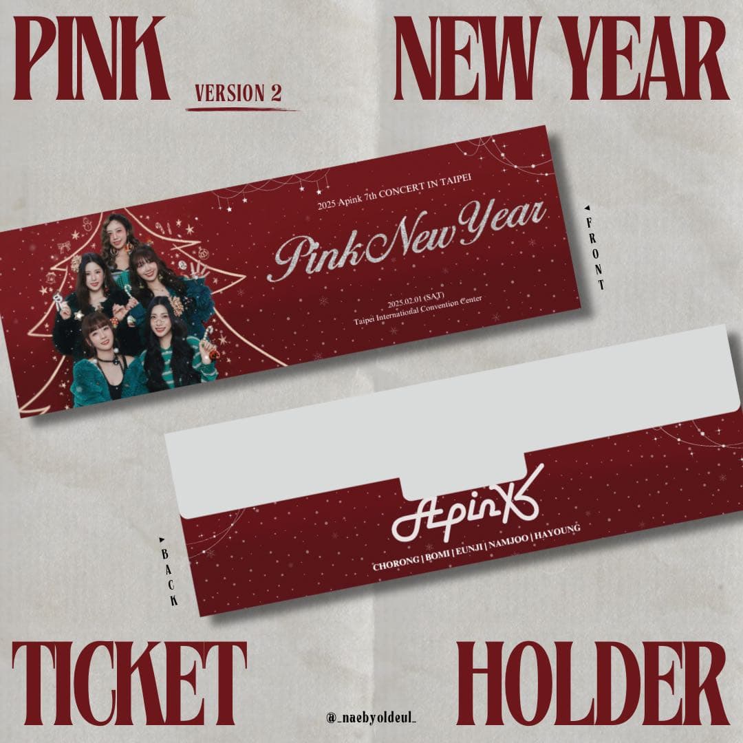#分享 𝟐𝟎𝟐𝟓 𝐀𝐩𝐢𝐧𝐤 𝟕𝐭𝐡 𝐂𝐎𝐍𝐂𝐄𝐑𝐓 [𝐏𝐈𝐍𝐊 𝐍𝐄𝐖 𝐘𝐄𝐀𝐑] 𝐈𝐧 𝐓𝐀𝐈𝐏𝐄𝐈🎊 ibon票夾應援🎫💝 - Apink板 | Dcard