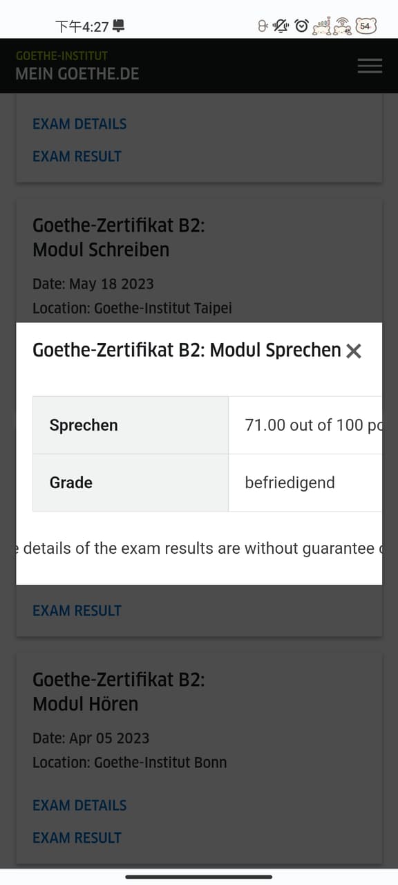 #備考德文1個月get到歌德B2口說 - 語言板 | Dcard