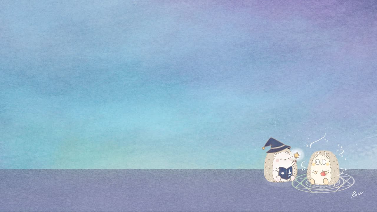 插畫｜刺蝟手機/電腦桌布 - 小糯米 (@littlenormi) | Dcard