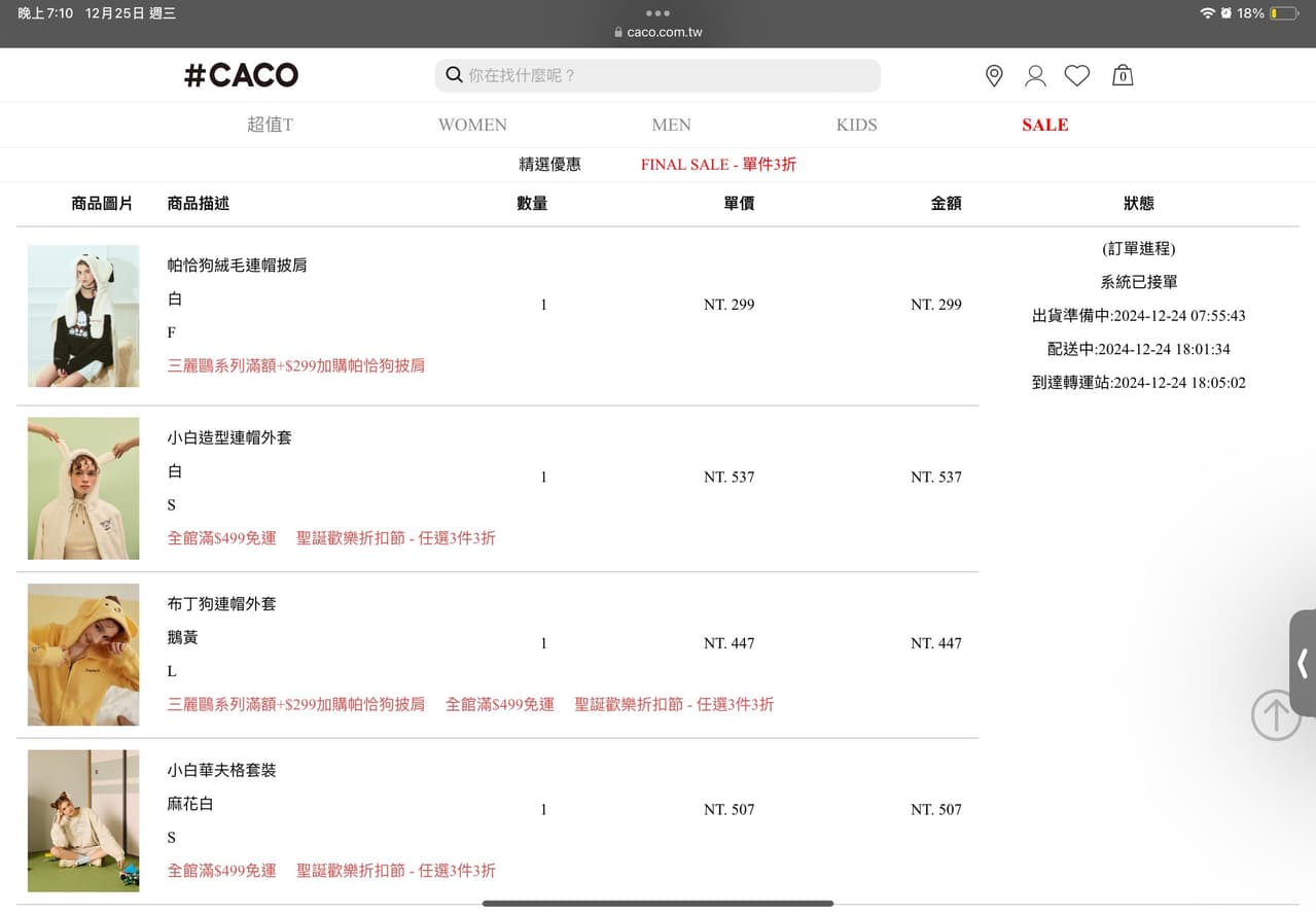 #問 全新Caco小白外套S 換 M或L - 穿搭板 | Dcard