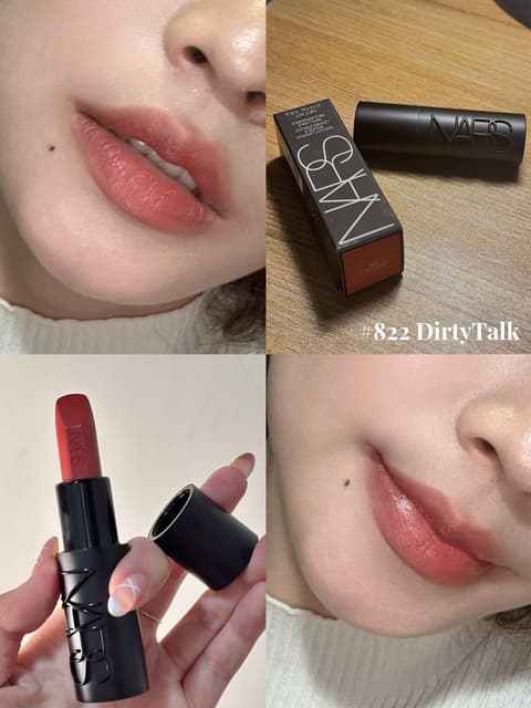 #分享 Nars 新品試色 奢慾緞光唇膏 (裸黑管) - 美妝板 | Dcard