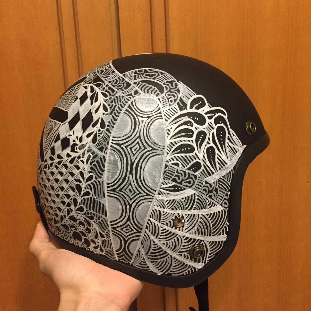 #圖 Zentangle X Helmet - 手作板 | Dcard
