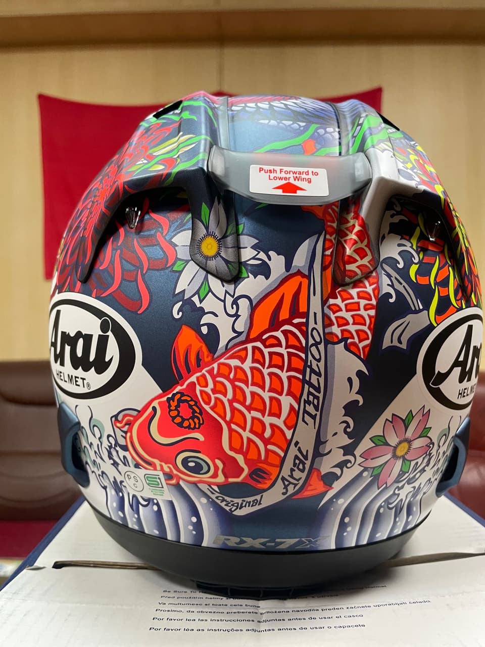 #部品分享 Arai Rx7x浮世繪開箱分享 - 機車板 | Dcard