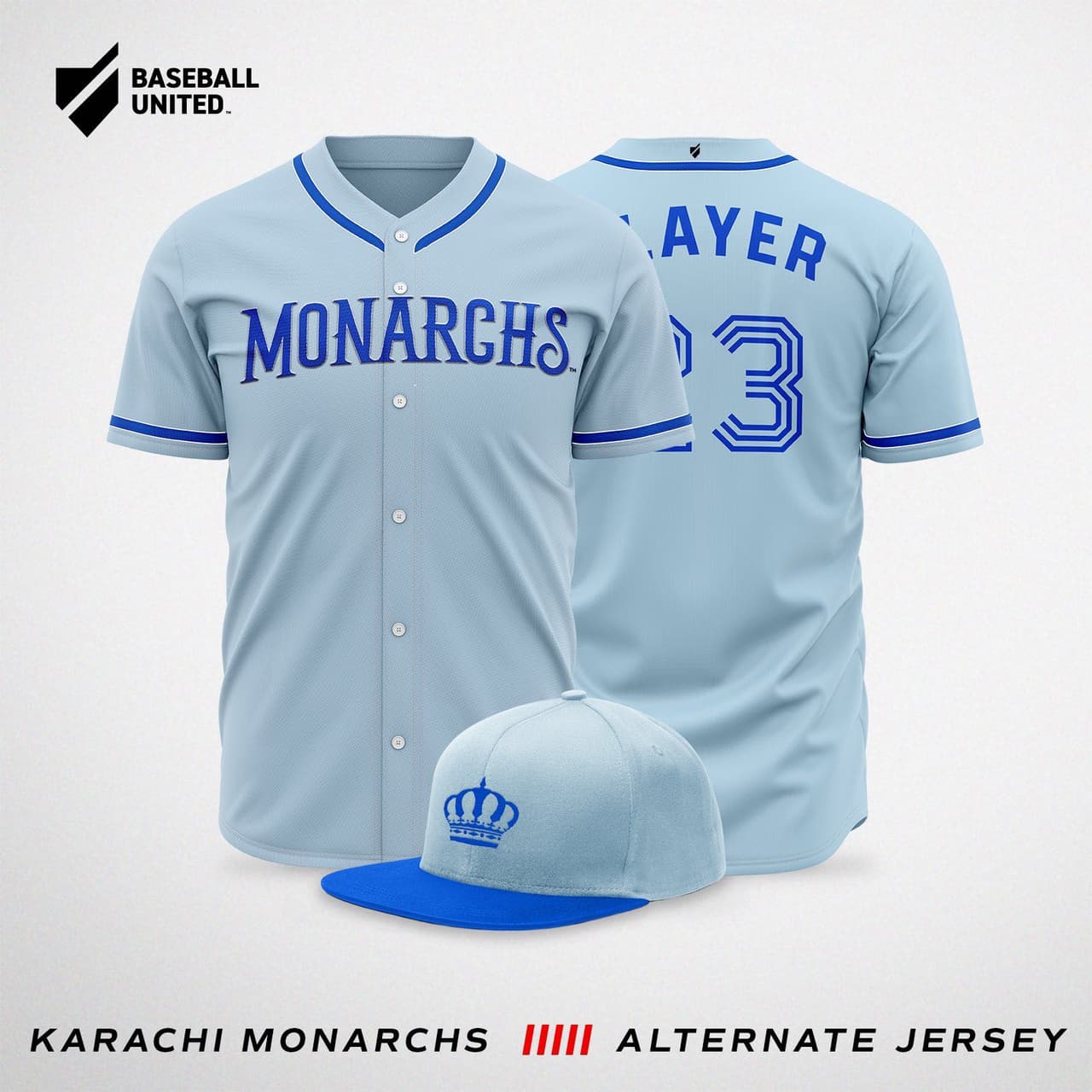 Baseball United 卡拉奇君主 主客場 以及 備用球衣釋出！🇵🇰 - 棒球板 | Dcard