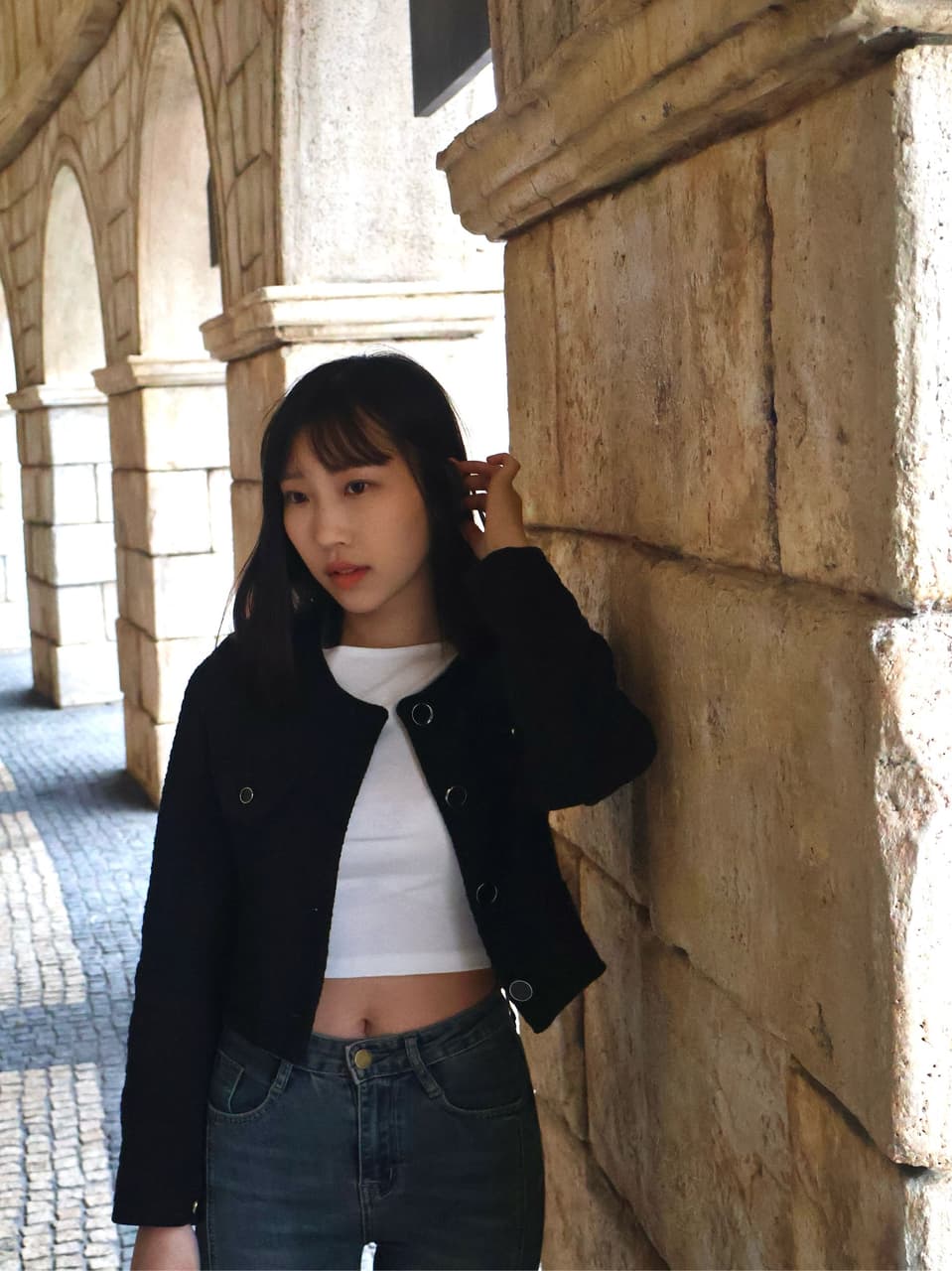 #分享 155cm港澳旅遊 天穿搭( ͜ 🇲🇴･ω･) ͜ 🇭🇰 - 穿搭板 | Dcard