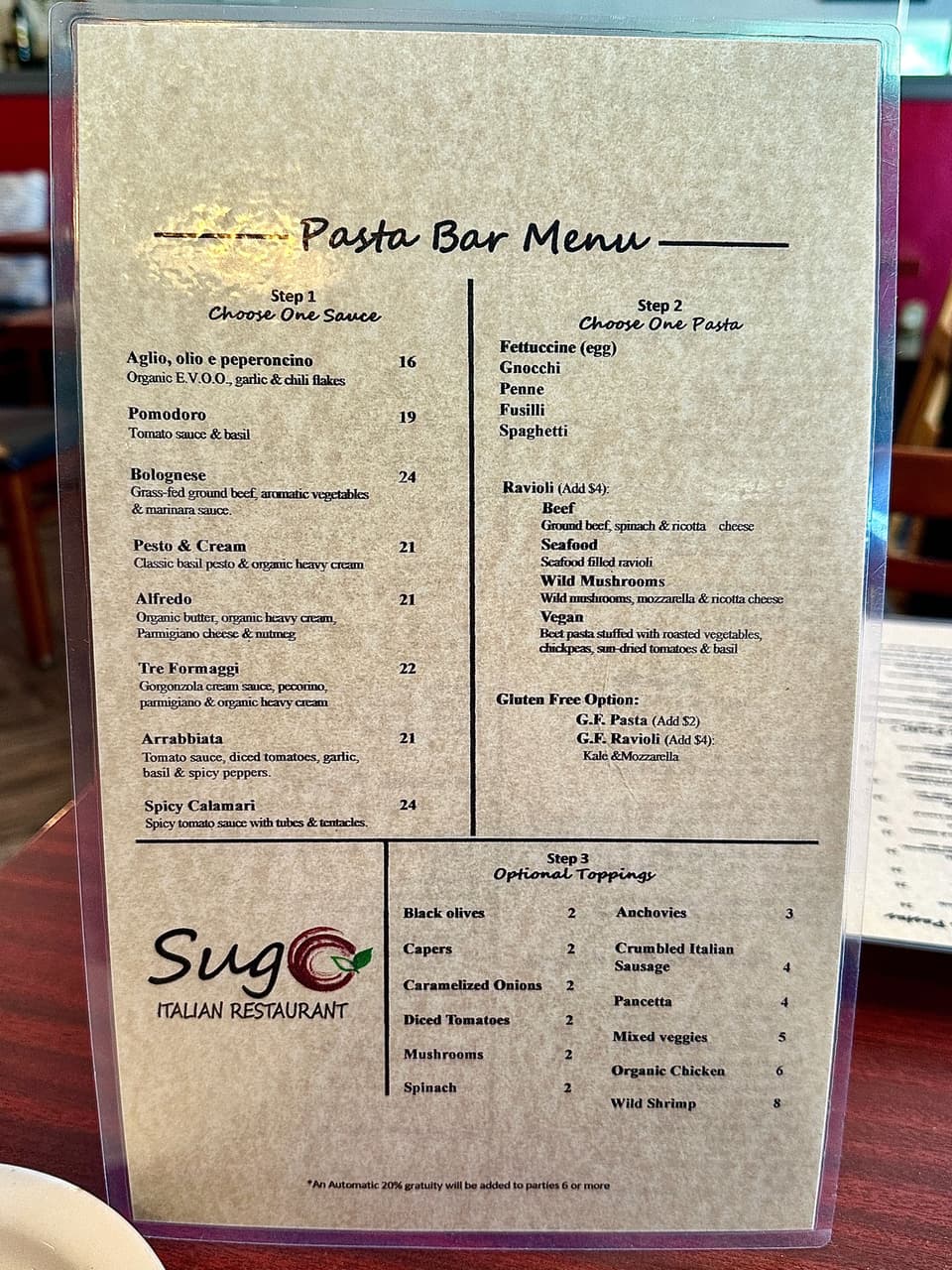 北加Santa Cruz美食～Sugo Italian Pasta Bar義式餐廳 - 比如說美國 (@birusay) | Dcard