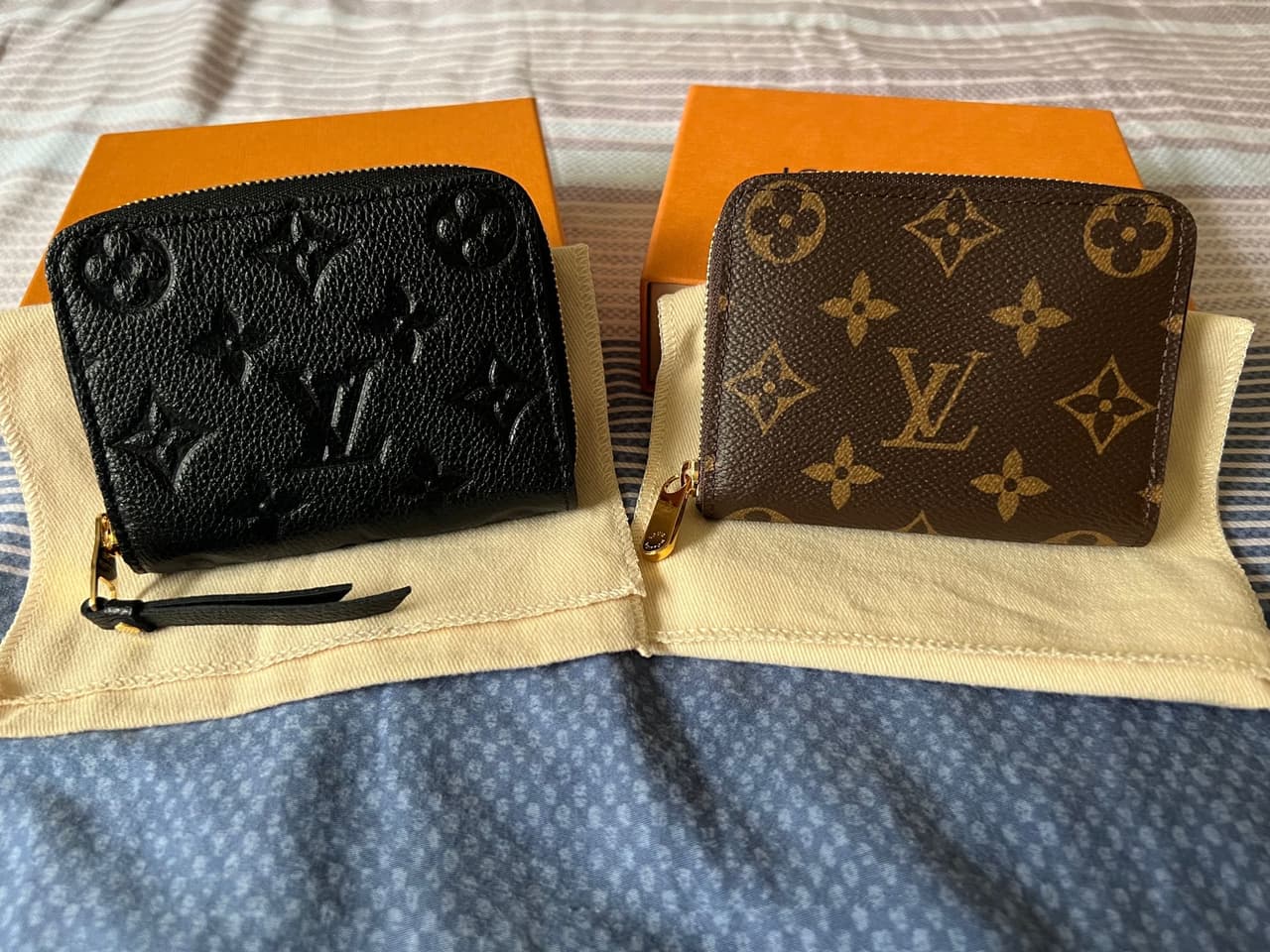 #分享 LV 拉鍊零錢包 牛皮VS老花 - 精品板 | Dcard