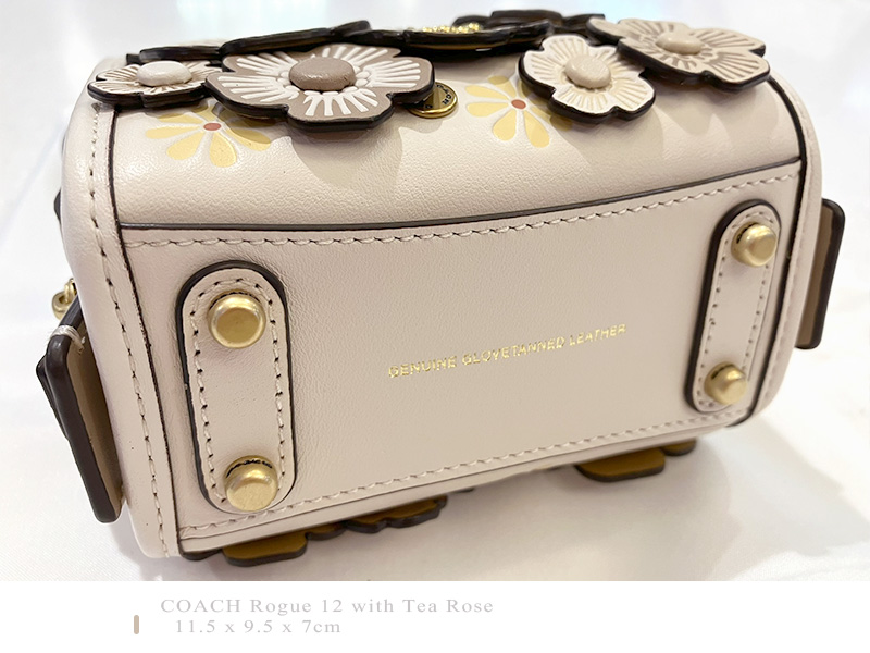 #開箱 Coach Rogue 12 白色茶香玫瑰 - 精品板 | Dcard
