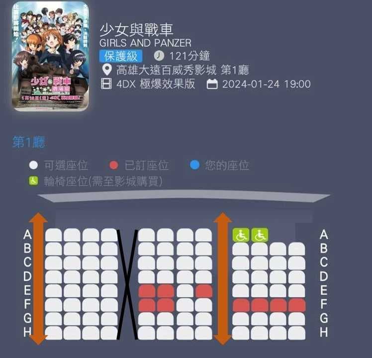 #心得 少女與戰車劇場版 4DX (高雄大遠百威秀) - 動漫板 | Dcard