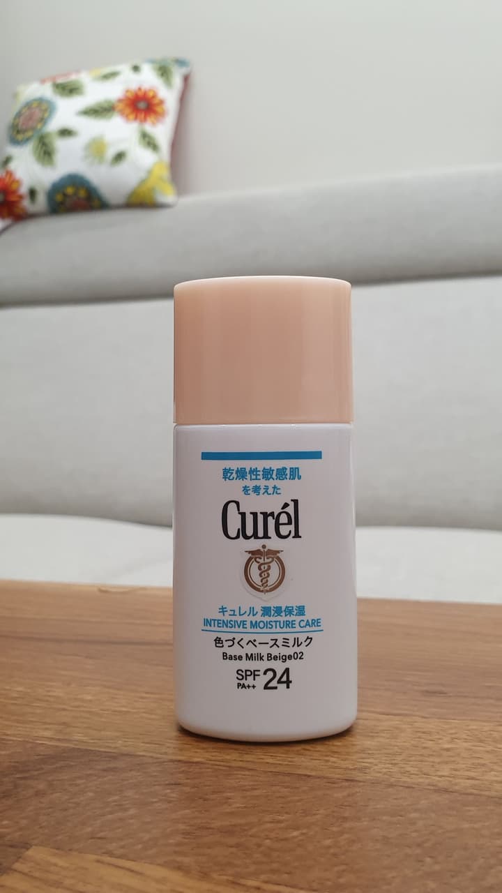 #開箱 乾燥敏感肌素顏霜分享🌟 Curél潤浸保濕勻色隔離防曬乳 - 美妝板 | Dcard